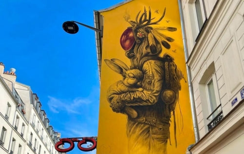 Le M.U.R Bastille par l'artiste Ruben Carrasco – Lefranc Bourgeois